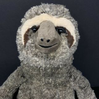 Hug Fun Brown Gray Real Sloth Plush 18 " Stuffed Animal Walmart FAST ...