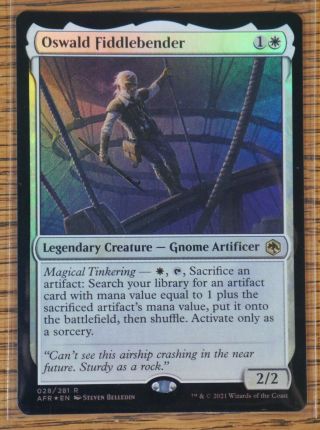 MTG Oswald Fiddlebender - FOIL, Showcase - Adventures In The Forgotten ...